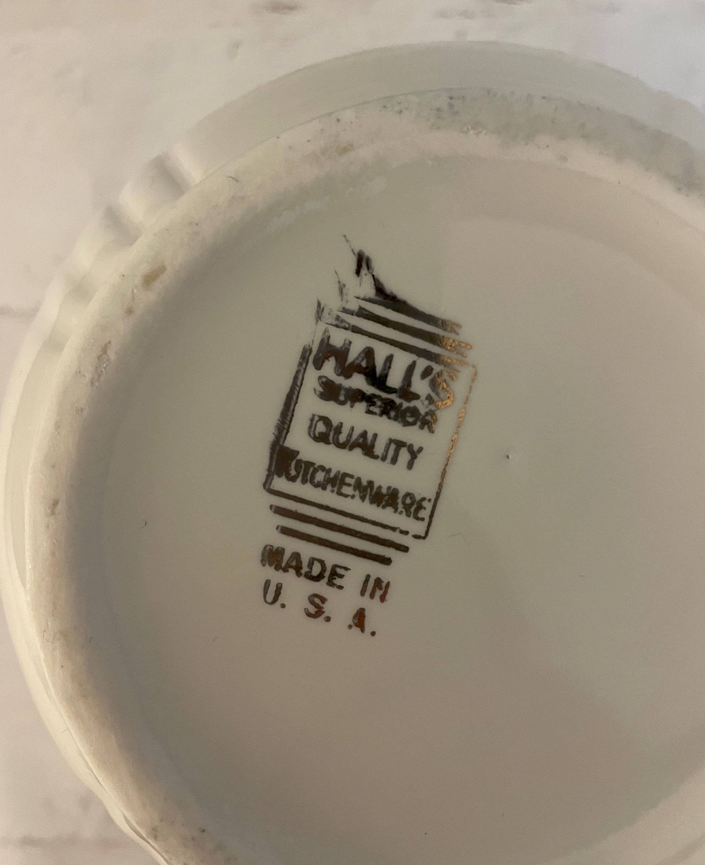 Vintage Hall Pitcher Rayed Jug Heather Rose 40 Ounces USA - Etsy