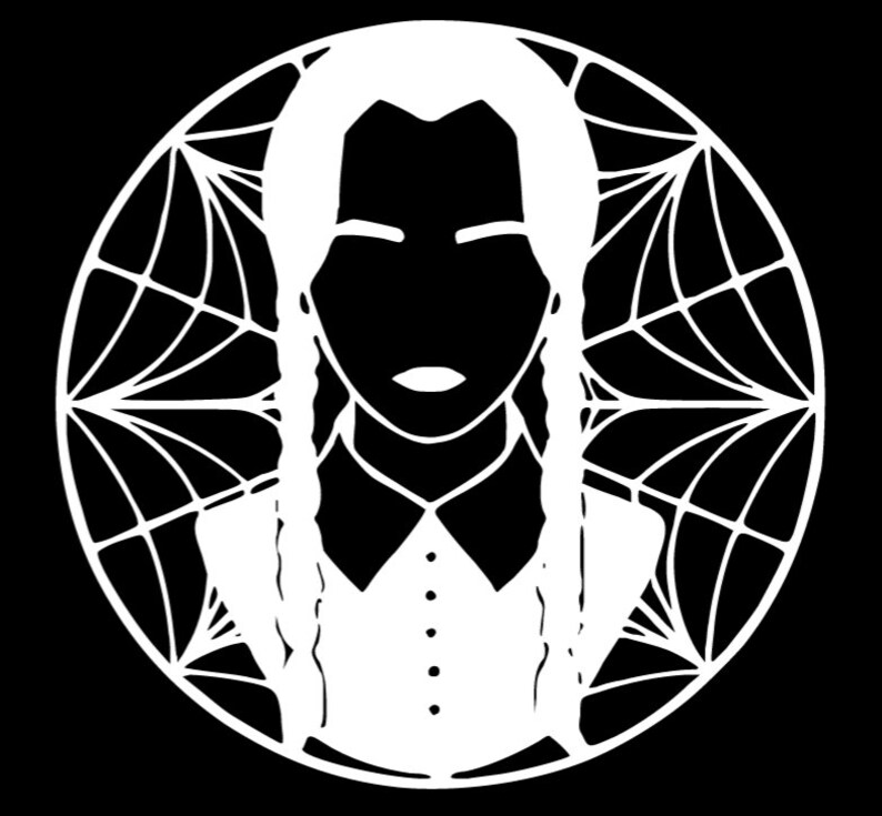 Wednesday Addams Vinyl Decal or Sticker - Etsy