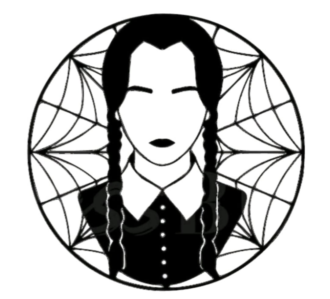 Wednesday Addams Vinyl Decal or Sticker - Etsy