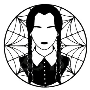 Wednesday Addams Vinyl Decal or Sticker - Etsy