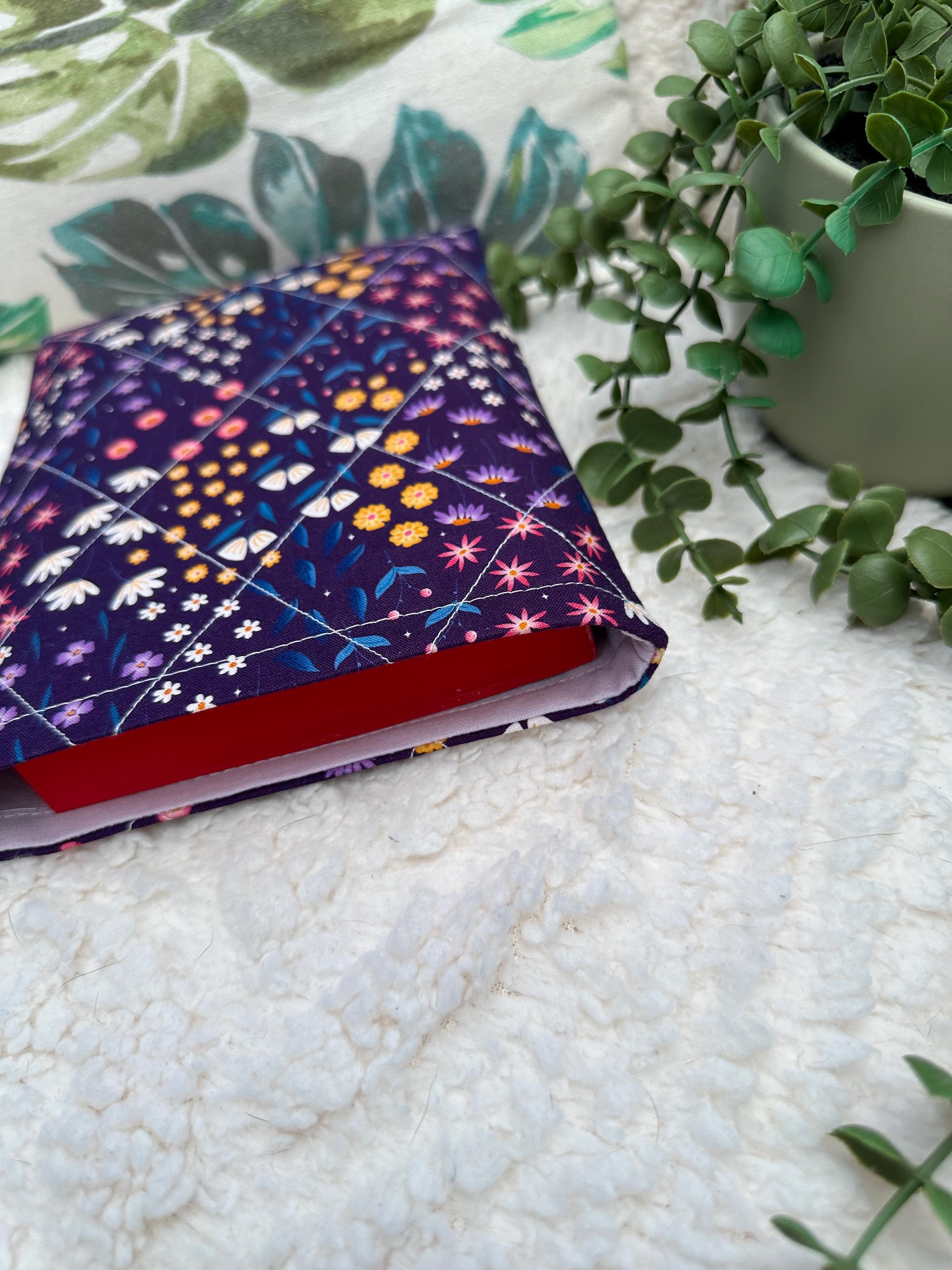 Purple Floral Book Cover | Perfect for Keeping Paperbacks Safe ...
