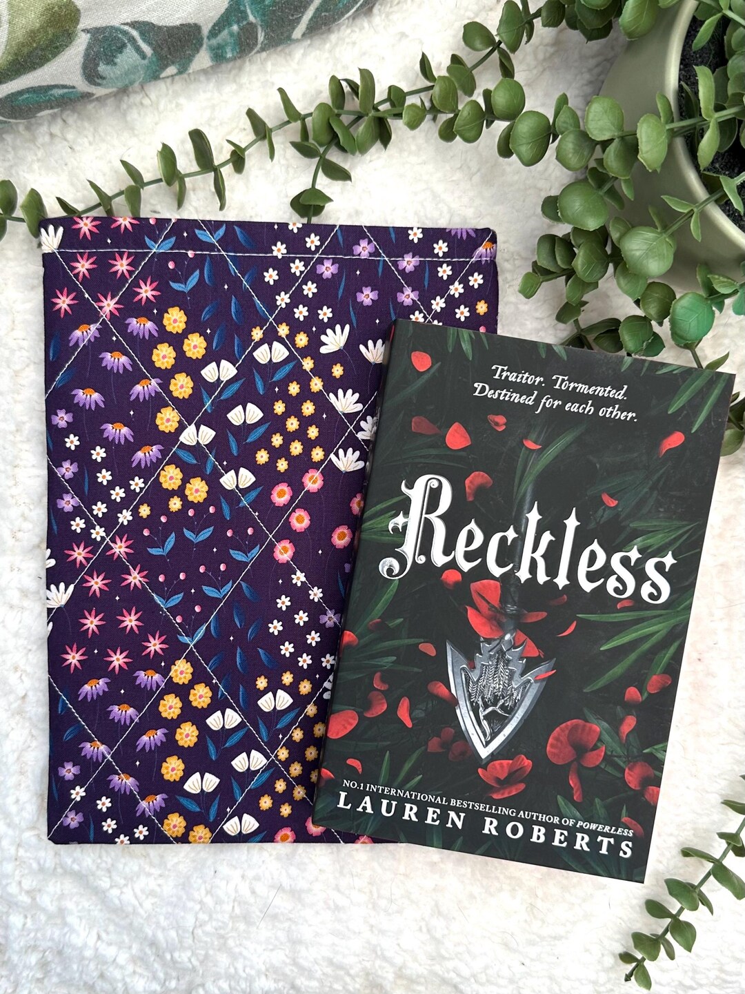 Purple Floral Book Cover | Perfect for Keeping Paperbacks Safe ...