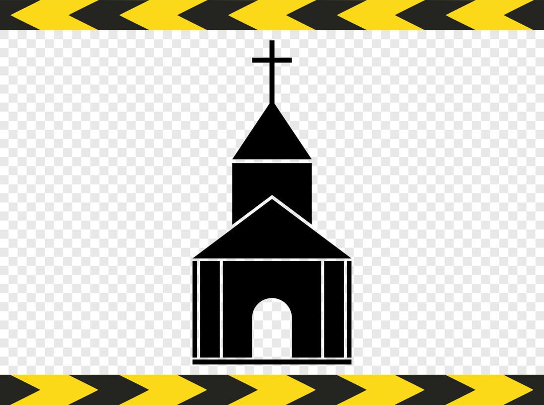 Church SVG Clipart Christian SVG Files for Cricut Silhouette Dxf Pdf ...