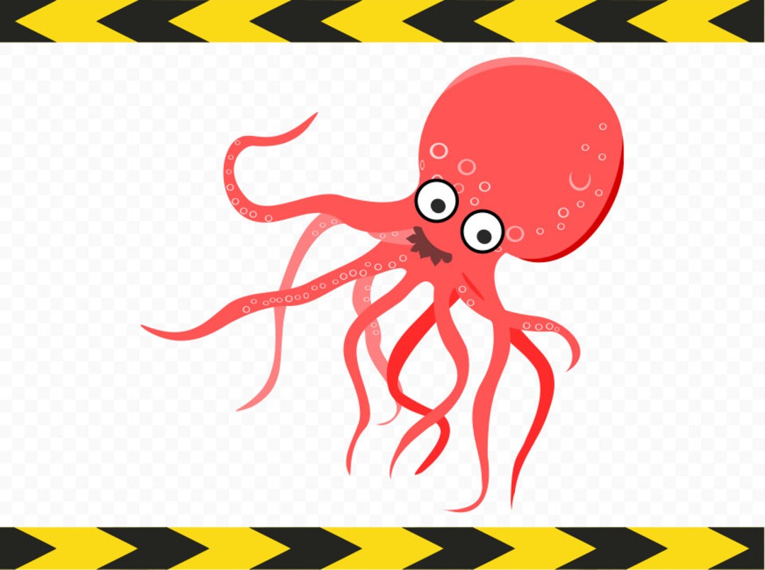 Octopus SVG Clipart Vector Scrapbook Cartoon Cut Files for Cricut ...