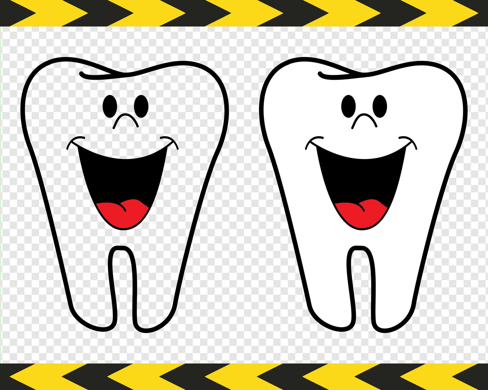 Tooth SVG Dentist DIY Cup Smiley Emoji Clipart Cut Files for - Etsy