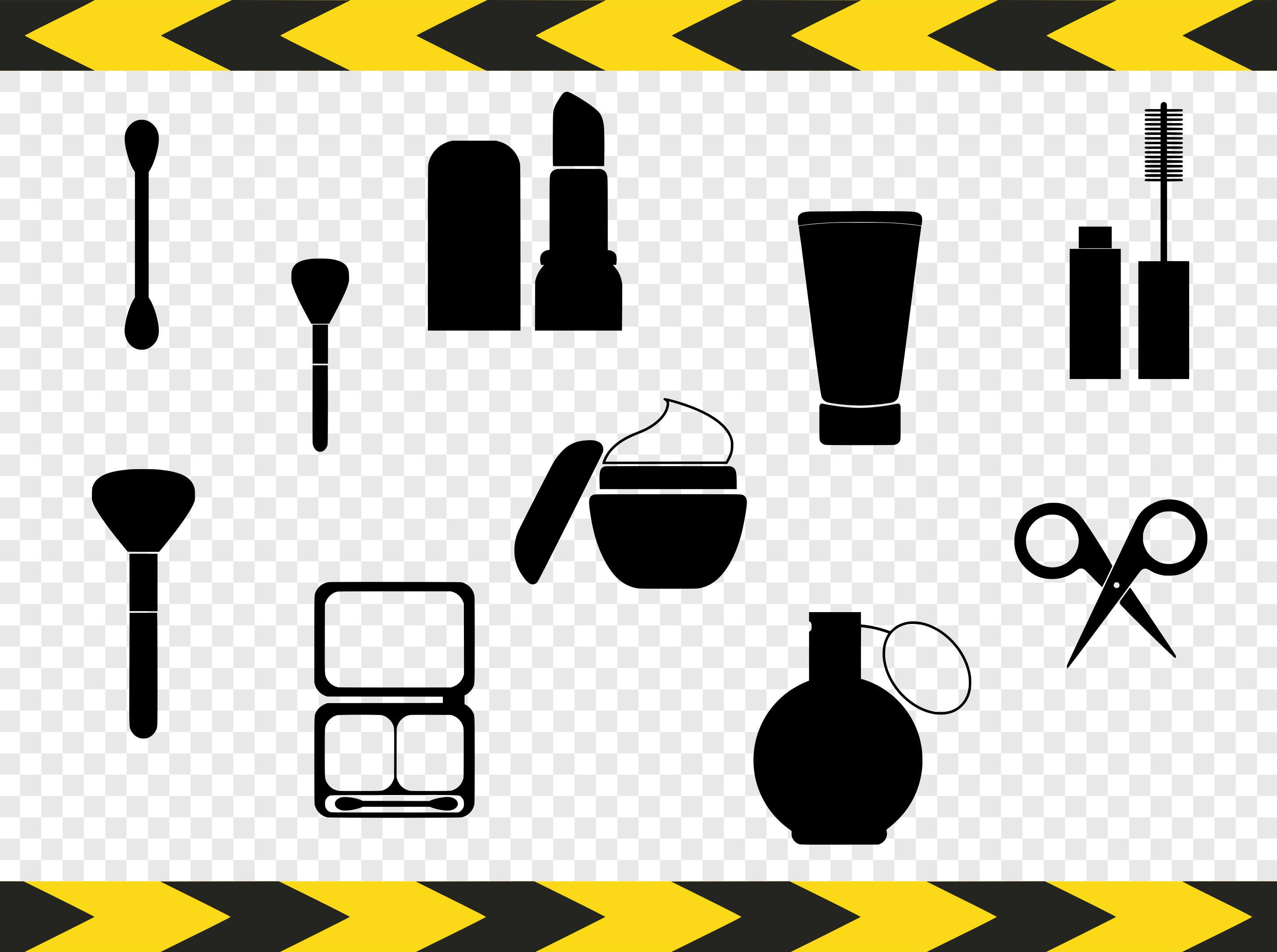 No Makeup Sign Clipart