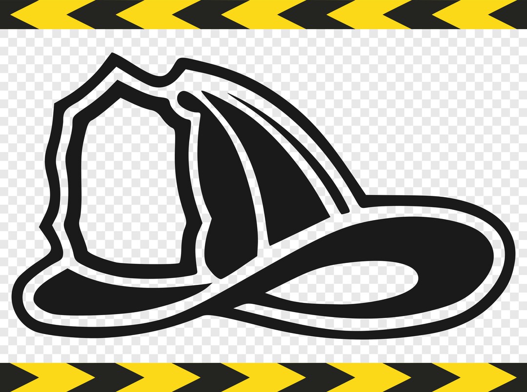 Firefighter Hat Fireman Helmet SVG Clipart Decal Commercial Use Cut ...