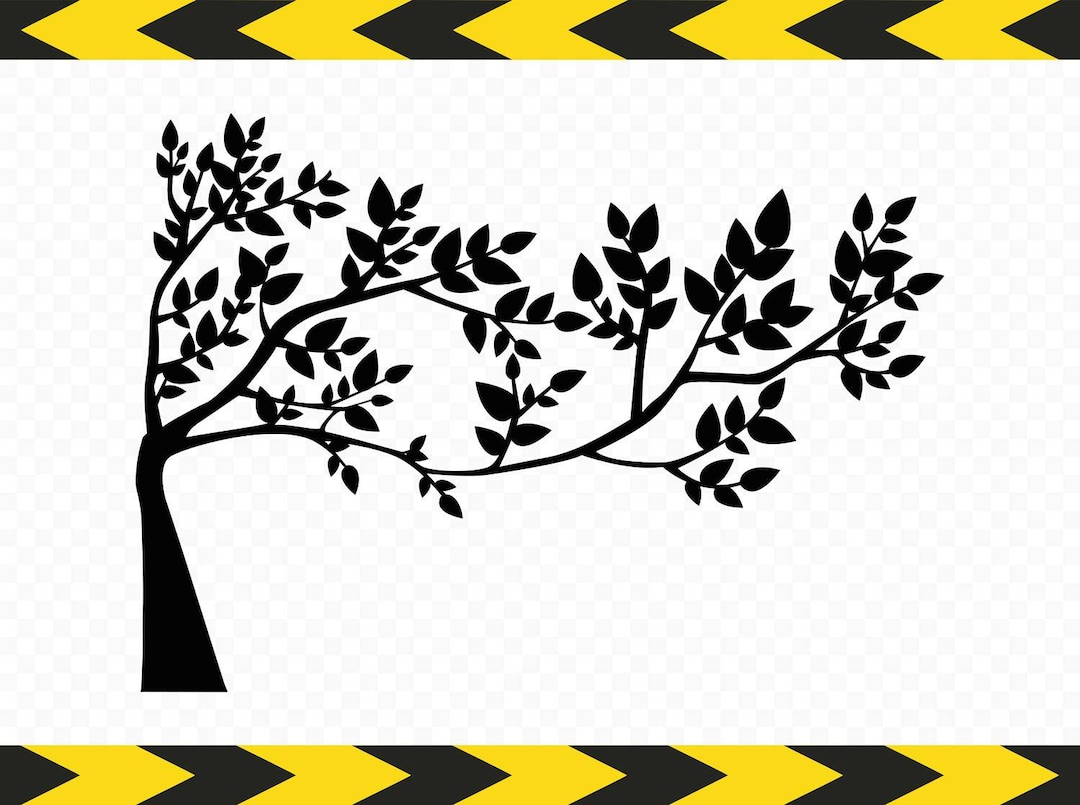Tree SVG Clipart DIY Decor Wall Decal Scrapbook Dxf Pdf Png Cut Files ...