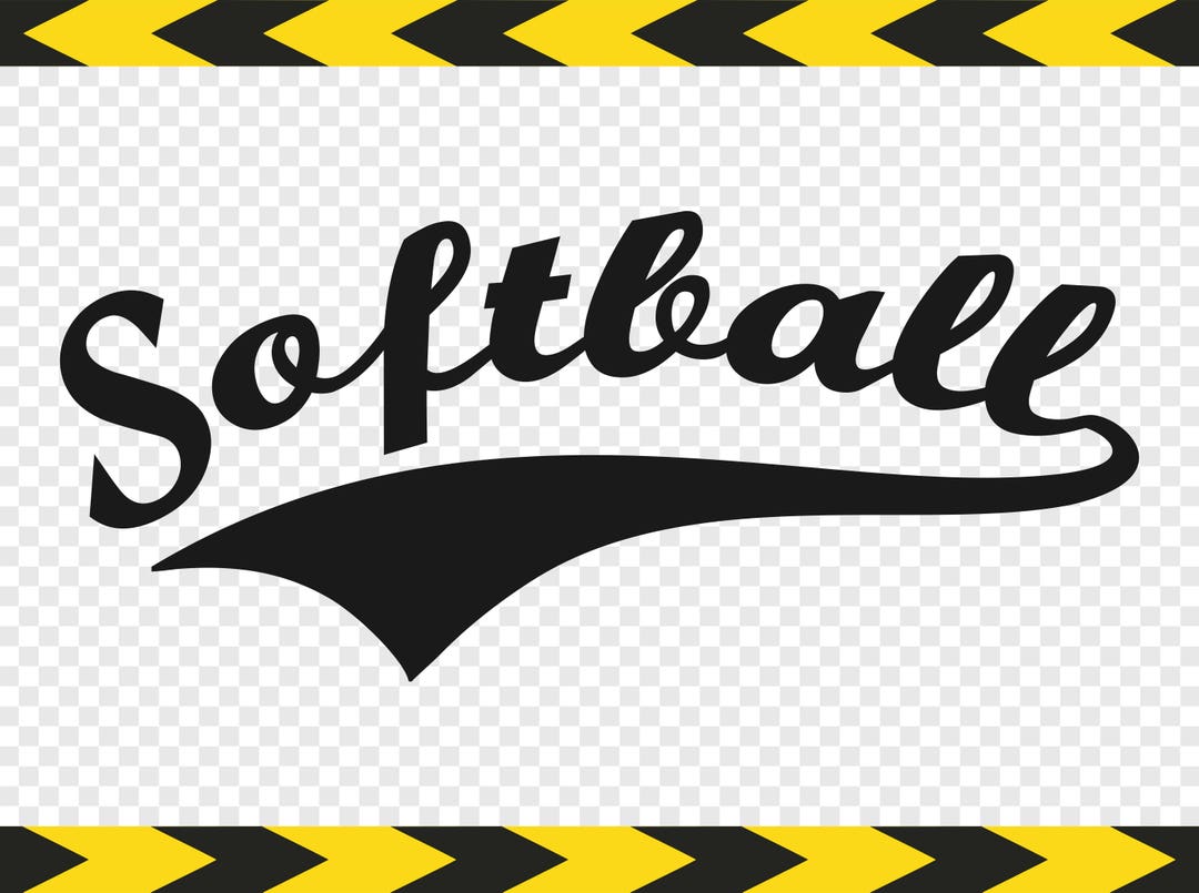Softball SVG Clip Art Letters Signs DIY Car Decal Stickers Shirts Dxf ...
