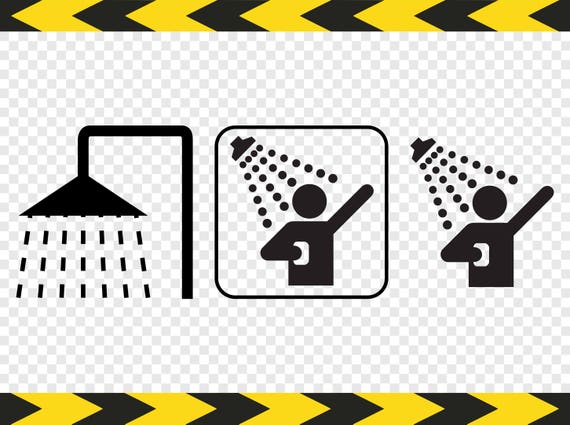 Shower SVG Clipart Decals Silhouette Pictures Cut Cuttable | Etsy