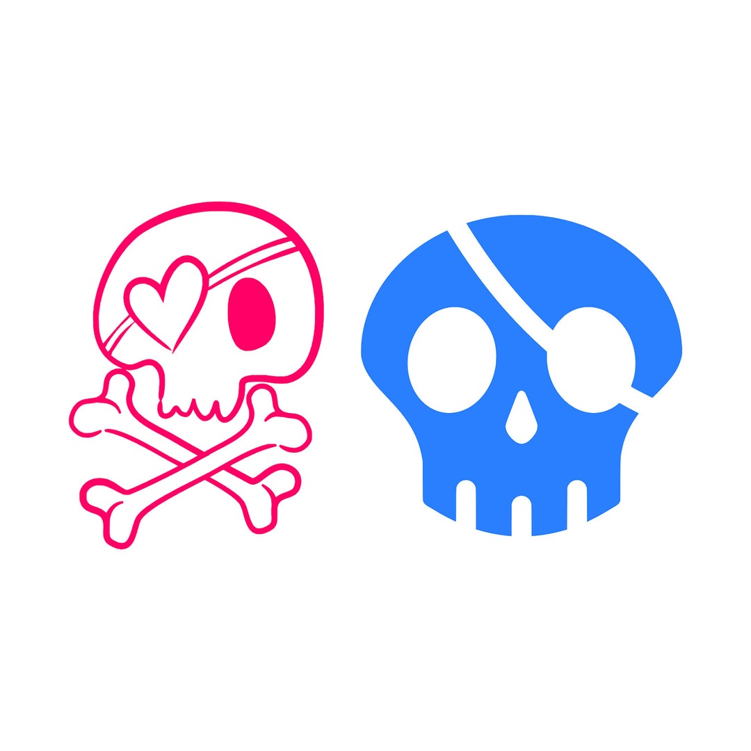 Skull and Bones SVG Bundle Vector Art Files PNG Cut Files for ...