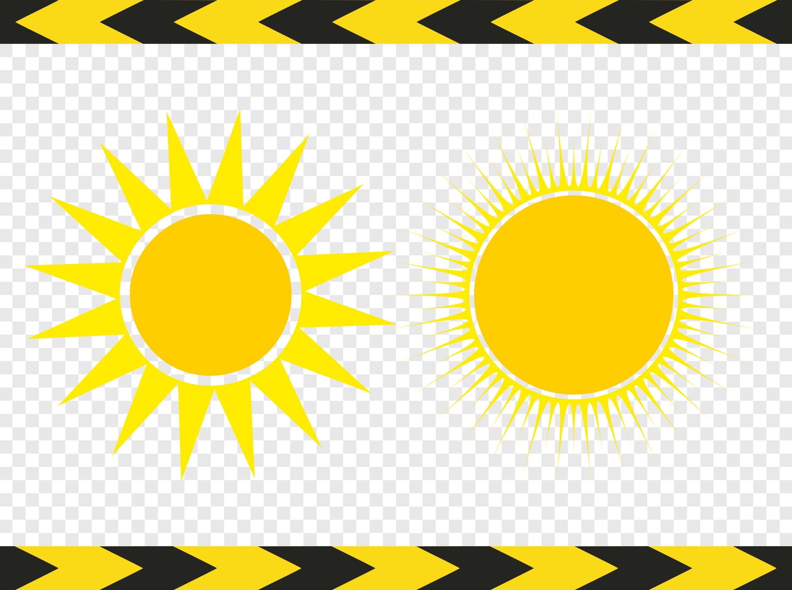 Sun SVG Clipart Decal Sticker Cricut Downloads Silhouette | Etsy