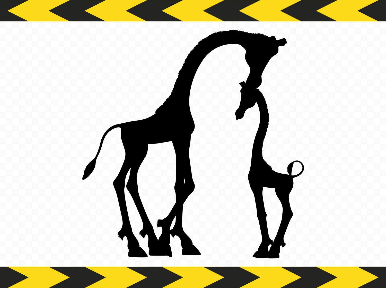 Giraffe SVG Print Wall Decal Baby Cut Files for Silhouette | Etsy