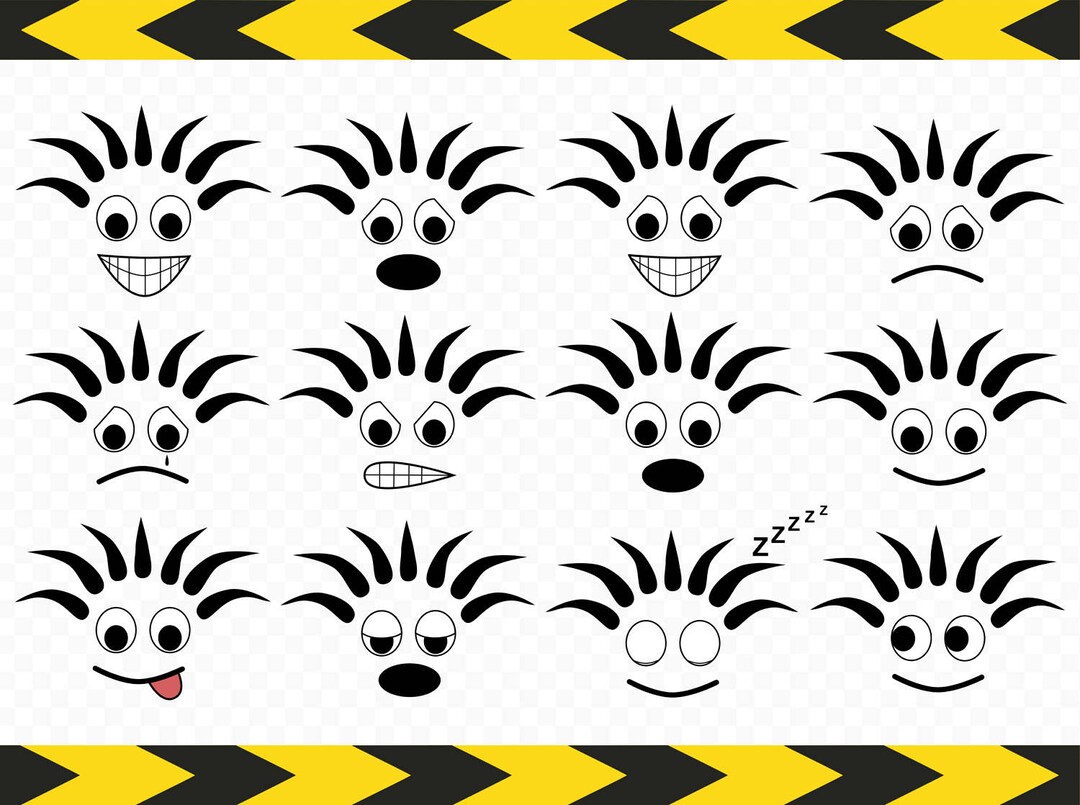 Emoji Smiley Face Smile SVG PDF DXF Png Shirt Sticker Clipart - Etsy