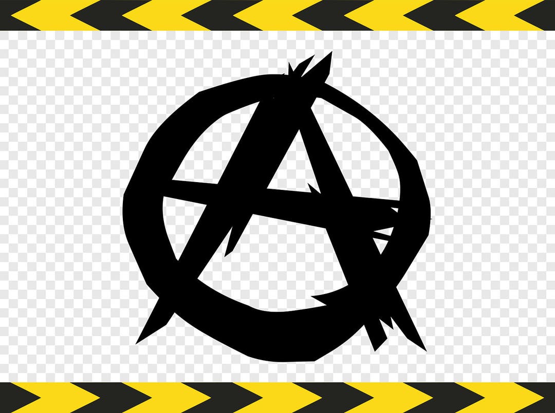 Anarchy Symbol SVG DIY Shirt Decal Sticker Flag Dxf Pdf Png Cut Files ...