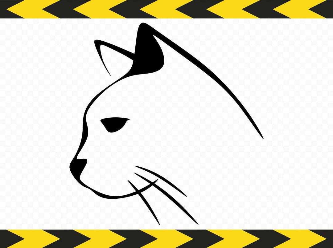 Cat SVG Clipart DIY Wall Decal Sticker Cat Print Shirt Lover Gift Dxf ...