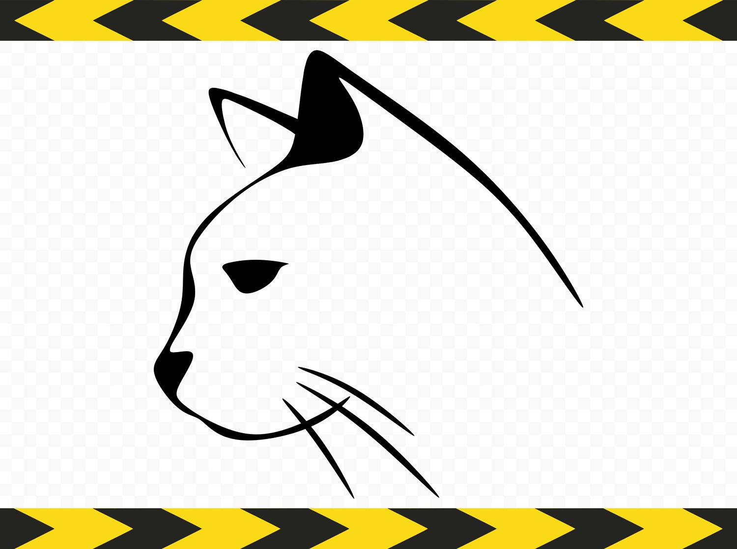 Cat SVG Clipart DIY Wall Decal Sticker Cat Print Shirt Lover | Etsy