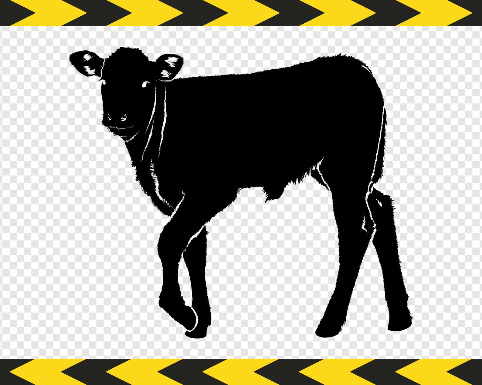 Calf SVG Farm Animals Clipart Commercial Use Cut Files for Cricut Dxf ...