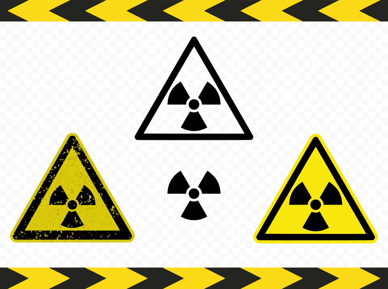 Radioactive Sign SVG Cut Files for Cricut Silhouette Shirt - Etsy