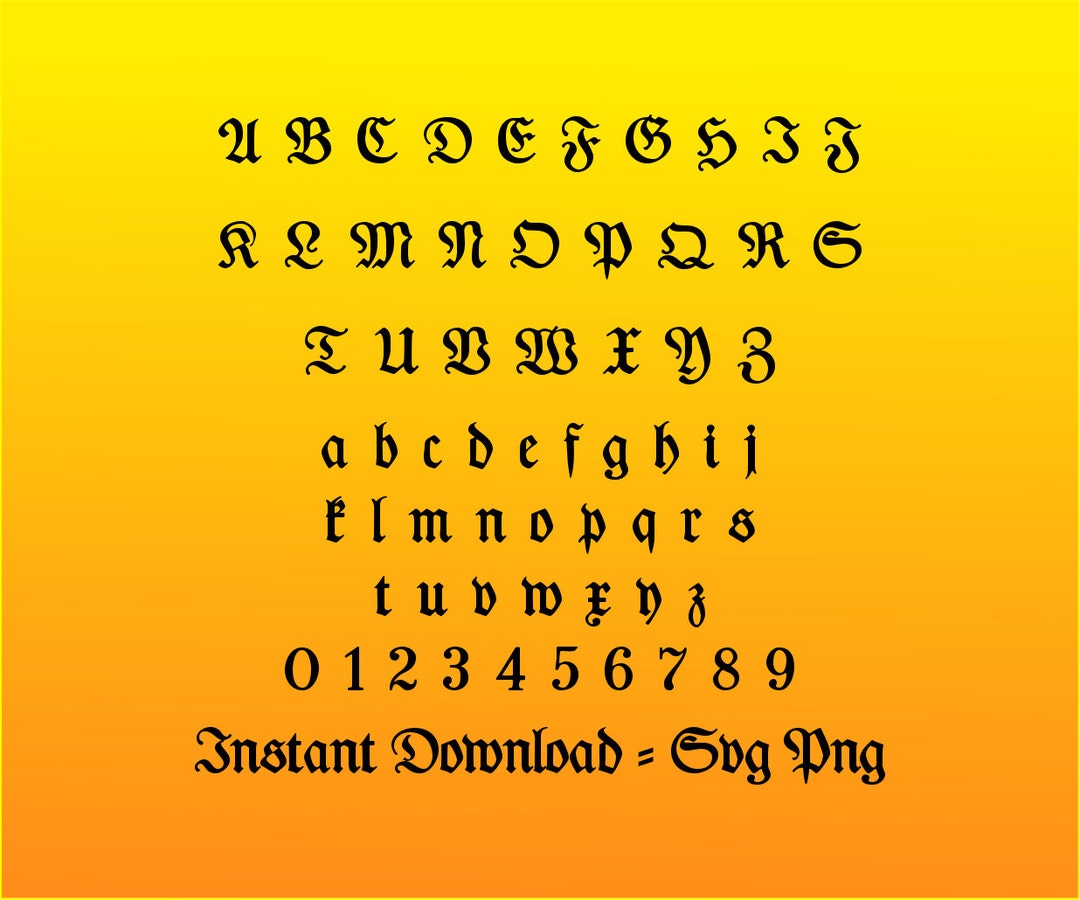 SVG Fonts for Silhouette Cameo Cricut Typography Font Cut SVG Files ...