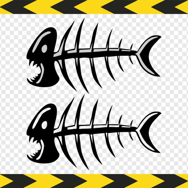 Piranha Decals - Etsy