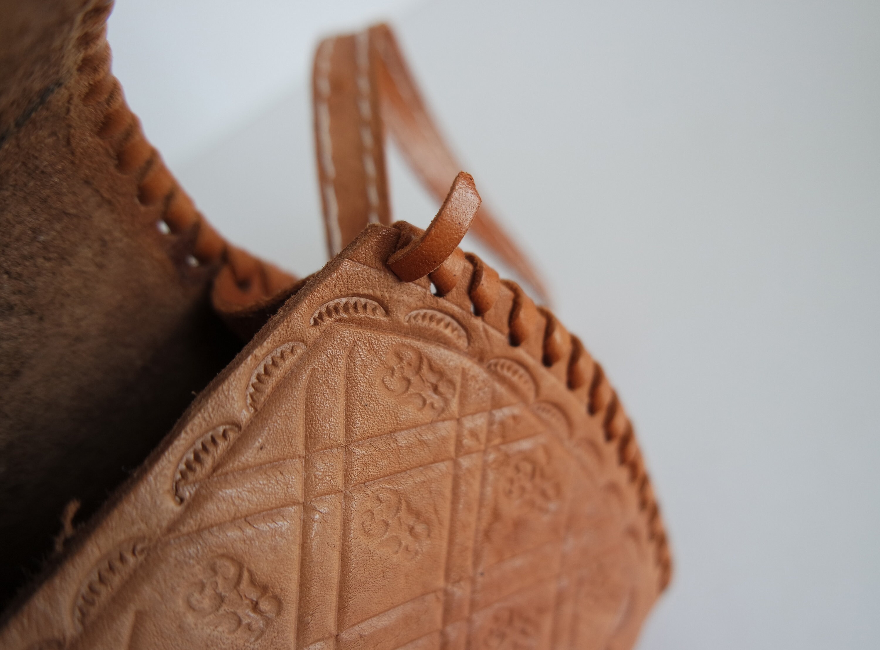 Vintage Brown Genuine Leather Small Messenger Bag Crossbody Bag Clutch ...