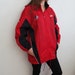 Puma Jacket Red Vintage Puma Red Sport Jacket Hooded Puma Windbreaker ...