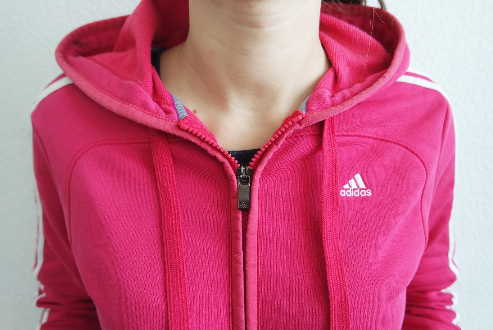ADIDAS Vintage Adidas Pink Sport Jacket Hooded PINK Adidas - Etsy