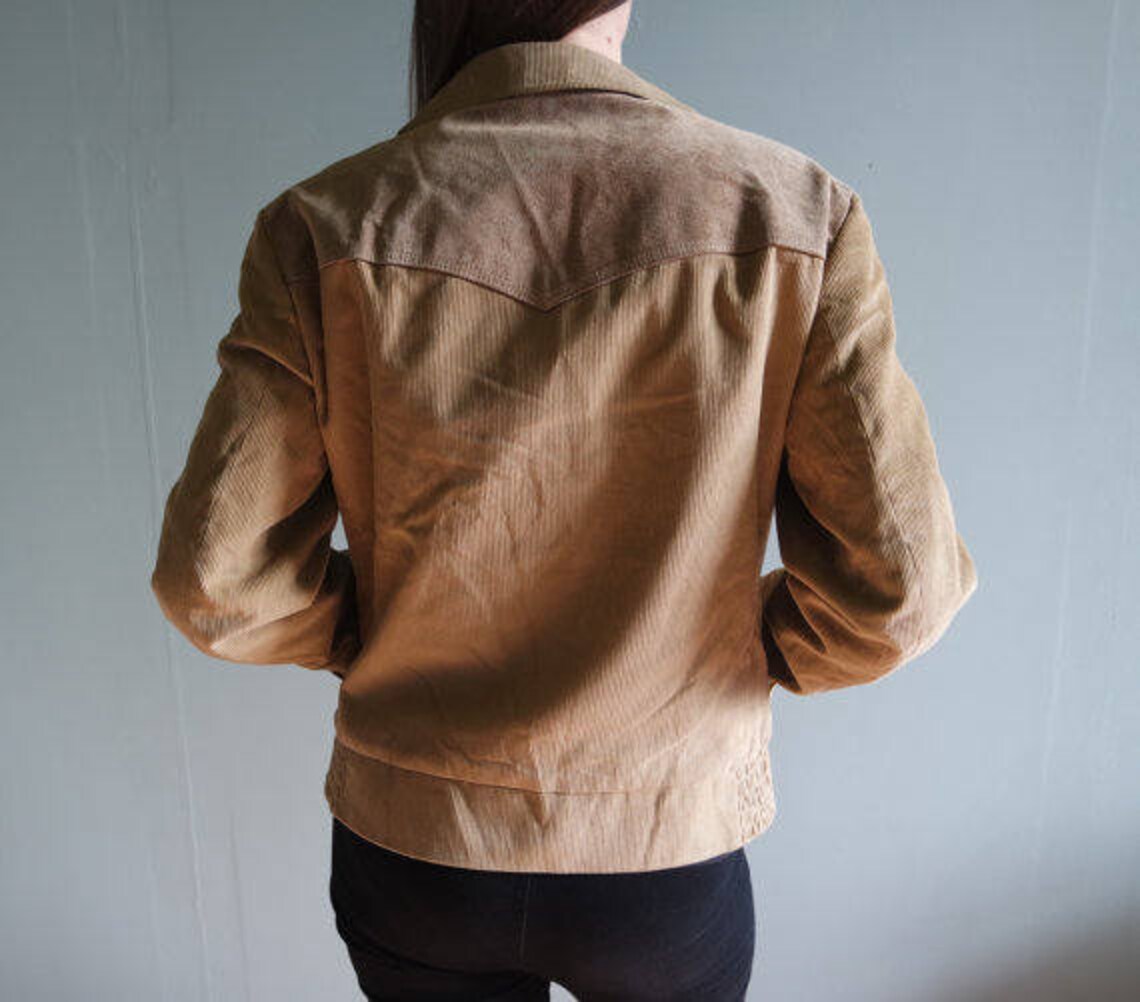 Vintage Velvet Jacket Western Jacket Corduroy Vintage Velvet - Etsy