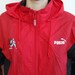 Puma Jacket Red Vintage Puma Red Sport Jacket Hooded Puma Windbreaker ...