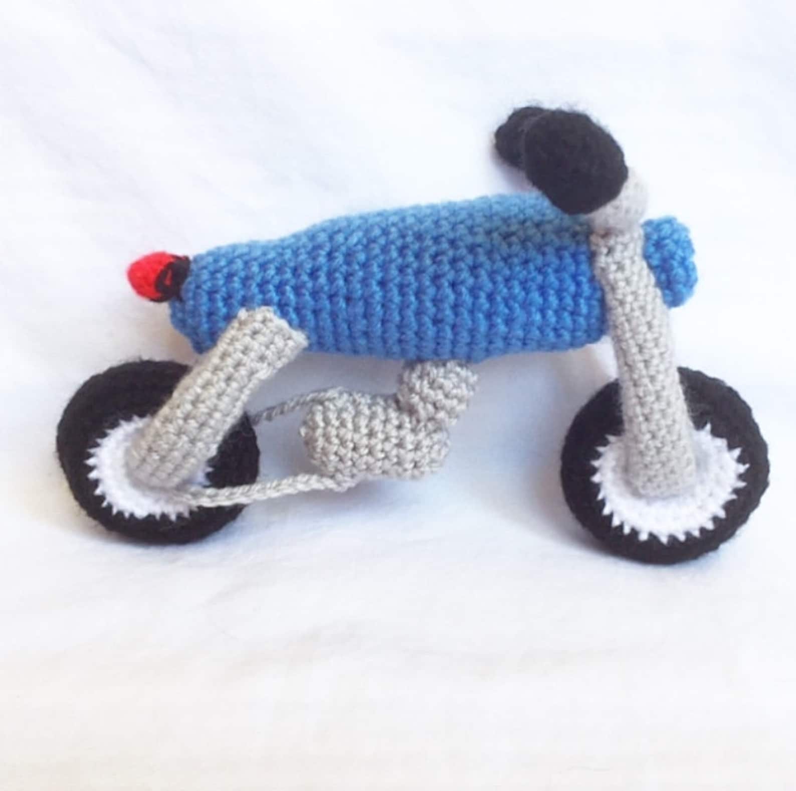 Motorbike Crochet Pattern, Amigurumi, DIY, PDF Tutorial - Etsy