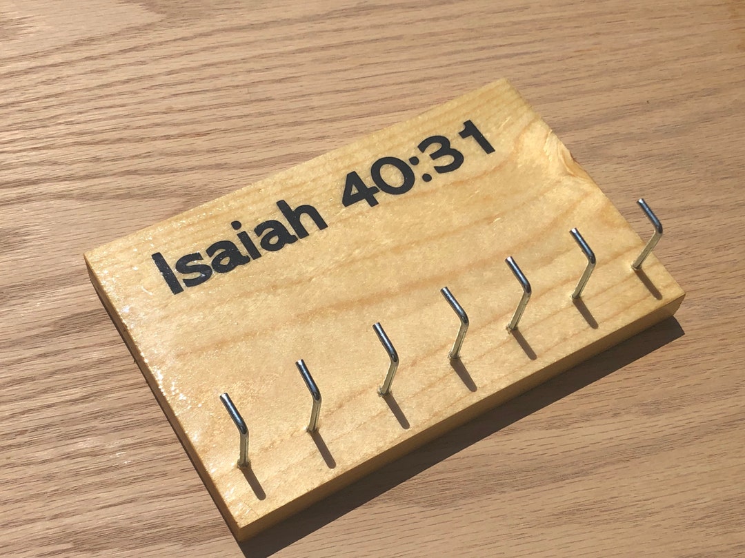 Running Medal Holder "isaiah 40:31" (customizable) - Etsy