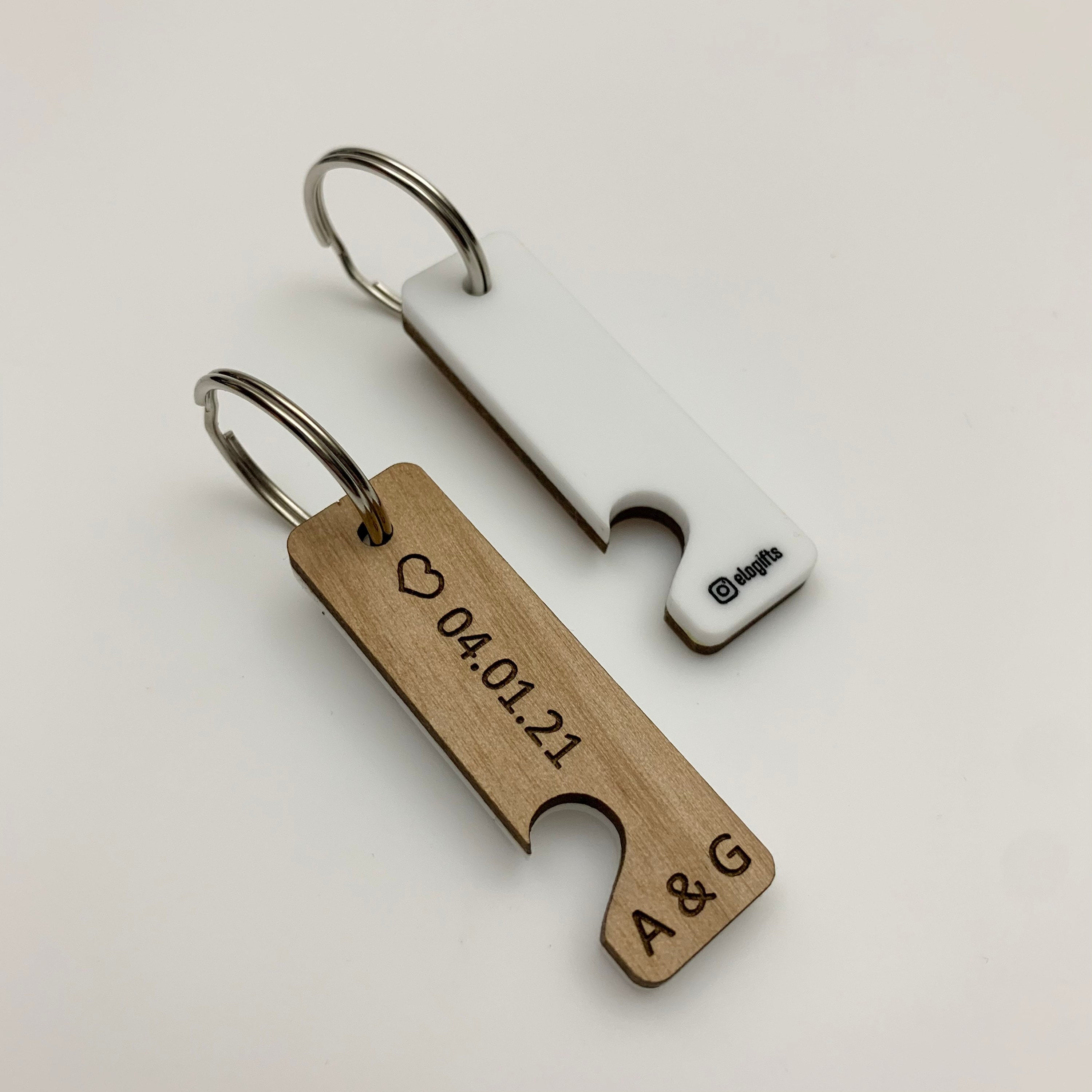 Couples Keychain Set - Etsy