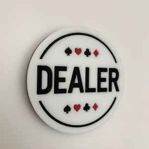 Poker Dealer Button - Etsy