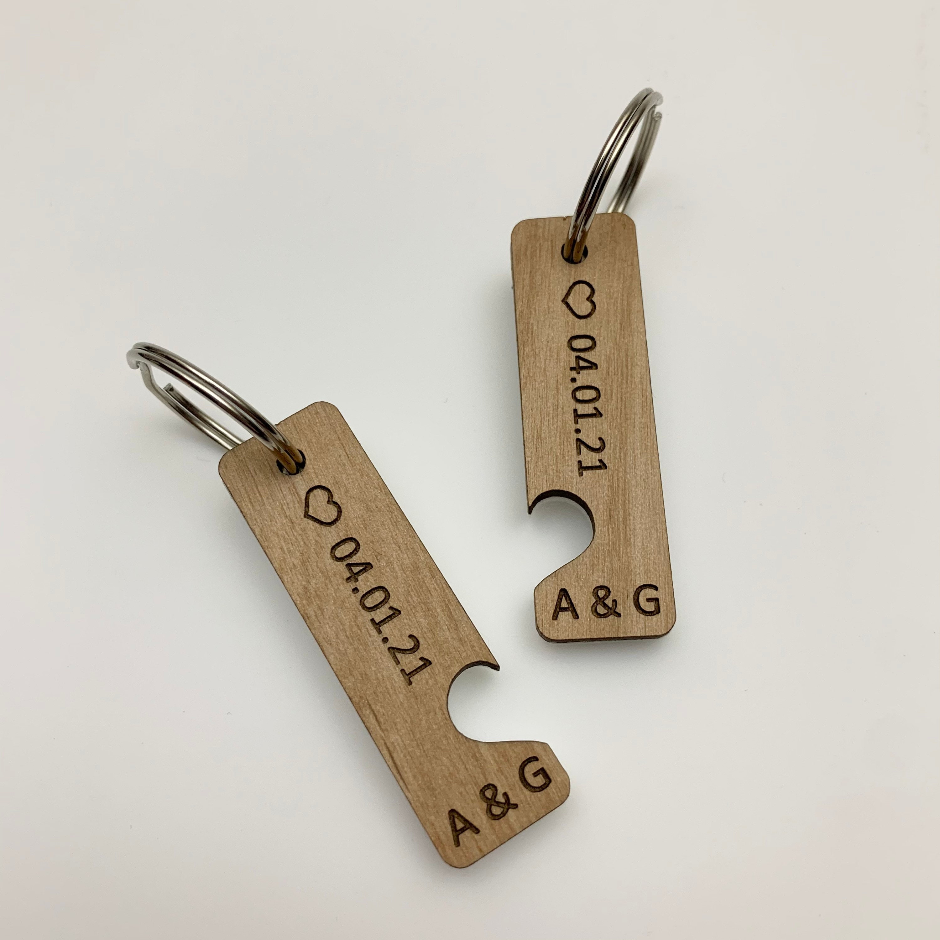 Couples Keychain Set - Etsy