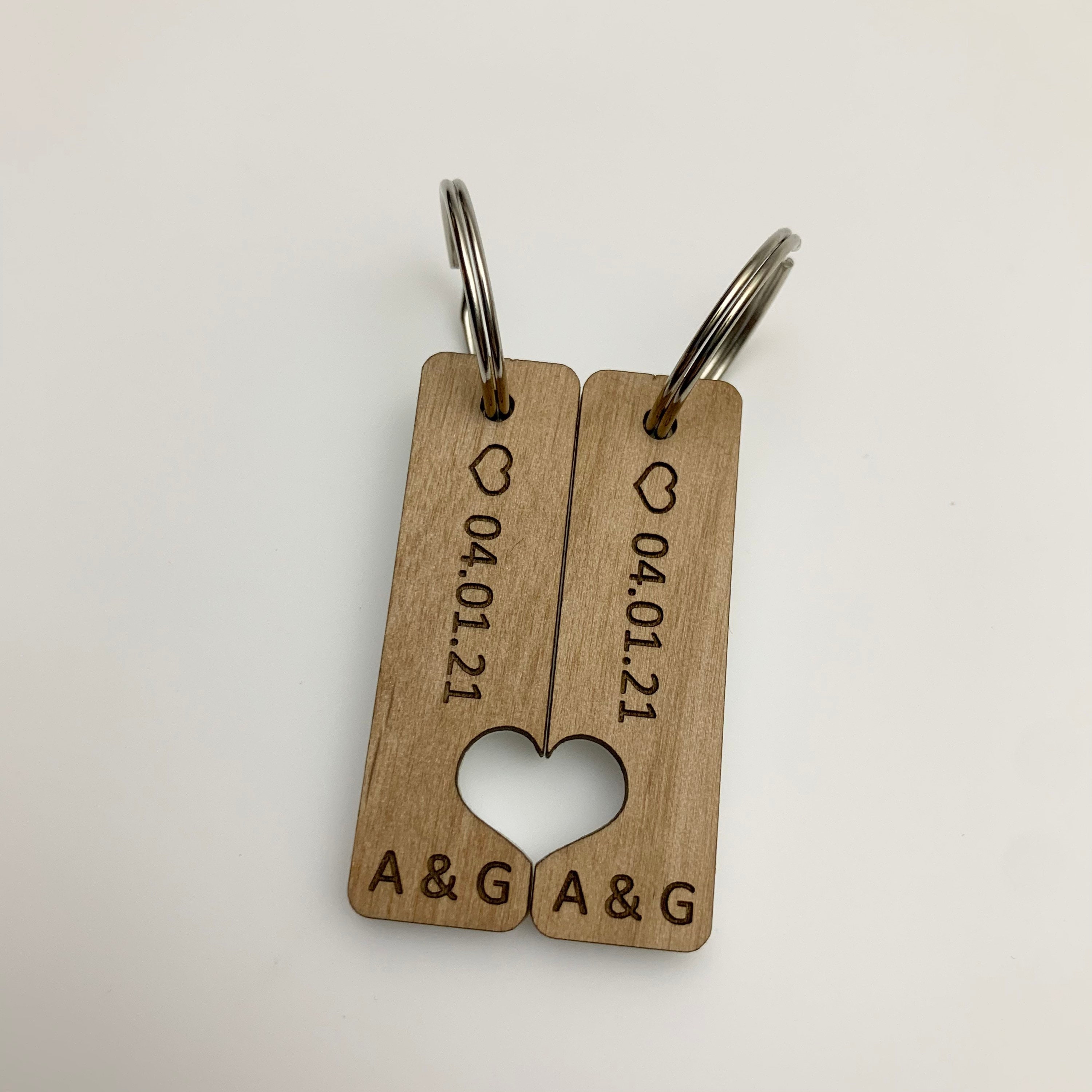 Couples Keychain Set - Etsy