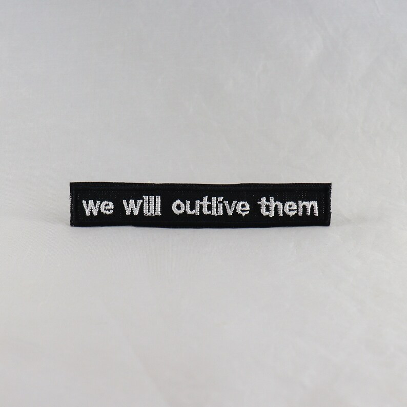 We Will Outlive Them Patch Yiddish Jewish Political Patches - Etsy Canada