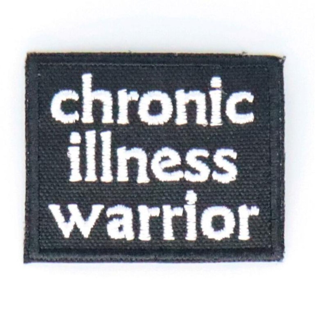 Chronic Illness Warrior Patch Disability Pride Disabled Encouragement ...