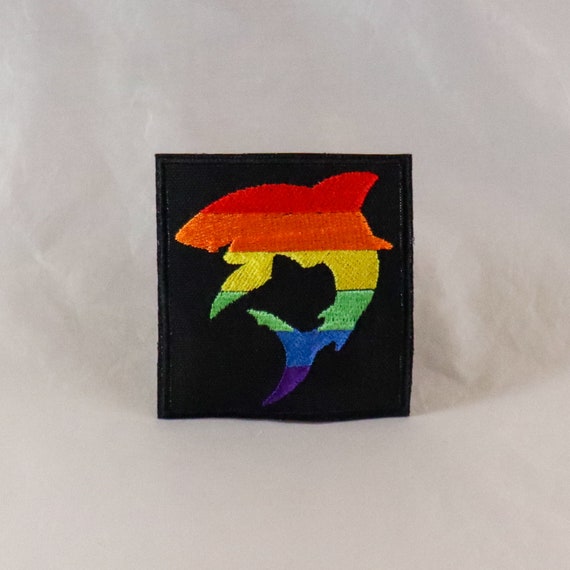 Pride Shark Patch Lgbtqipa Lgbtq Queer Pride Lgbt Gay Pride - Etsy