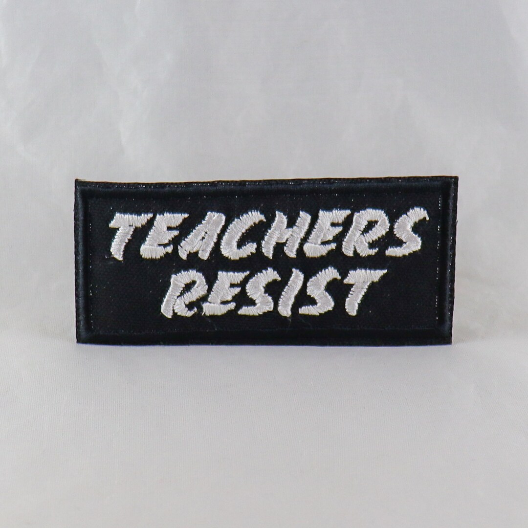 Teachers Resist Patch - Etsy