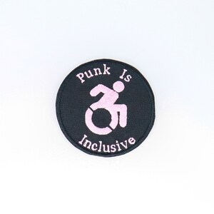 Punk is Inclusive Patch Ska Hardcore Disability - Etsy