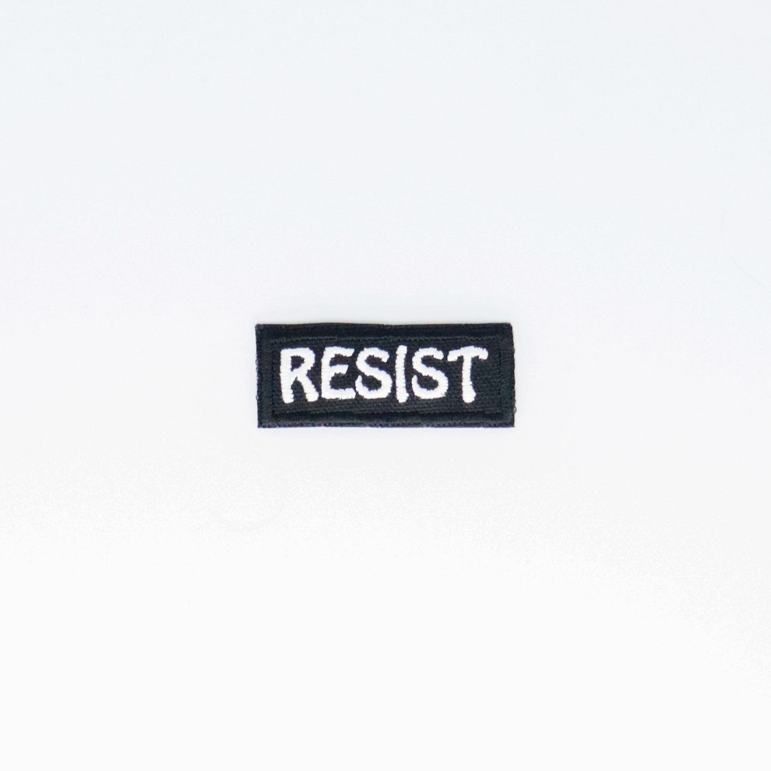 Resist Patch, Political Patches, Resistance, Politics, - Etsy
