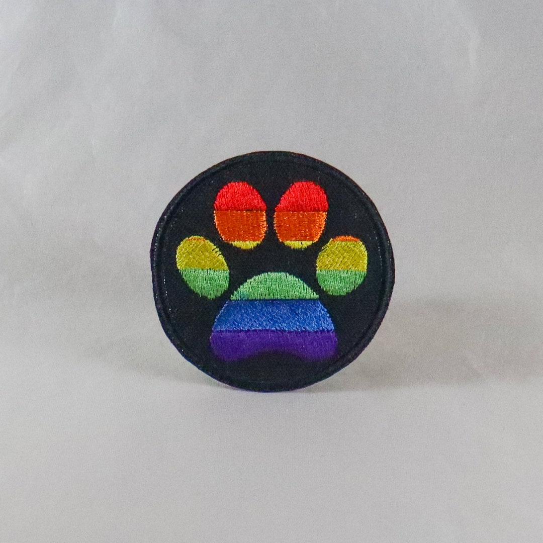 Pride Dog Paw Patch Lgbtqipa Lgbtq Queer Pride Lgbt Gay Pride Bisexual ...