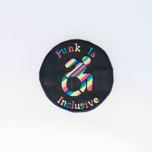 Punk is Inclusive Patch Ska Hardcore Disability - Etsy