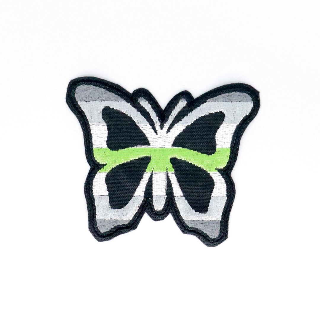 Pride Butterfly Patch Lgbtqipa Lgbtq Queer Gay Pride Flag Bisexual ...