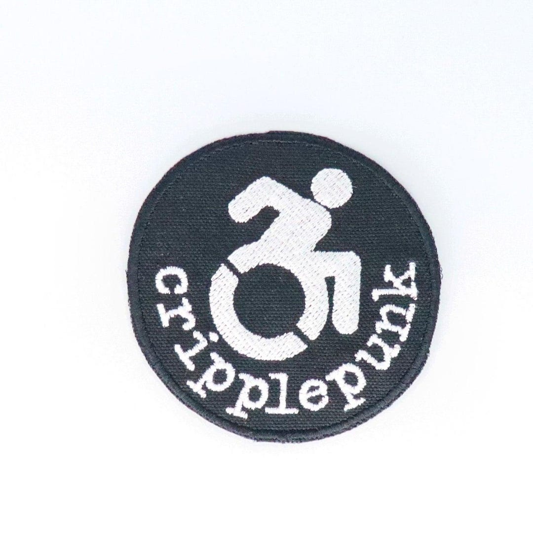 Cripplepunk With Active Disability Icon Patches Chronic Illness ...