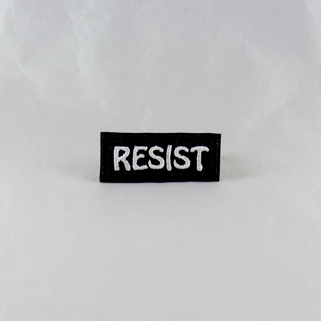 Resist Patch Political Patches Resistance Politics - Etsy