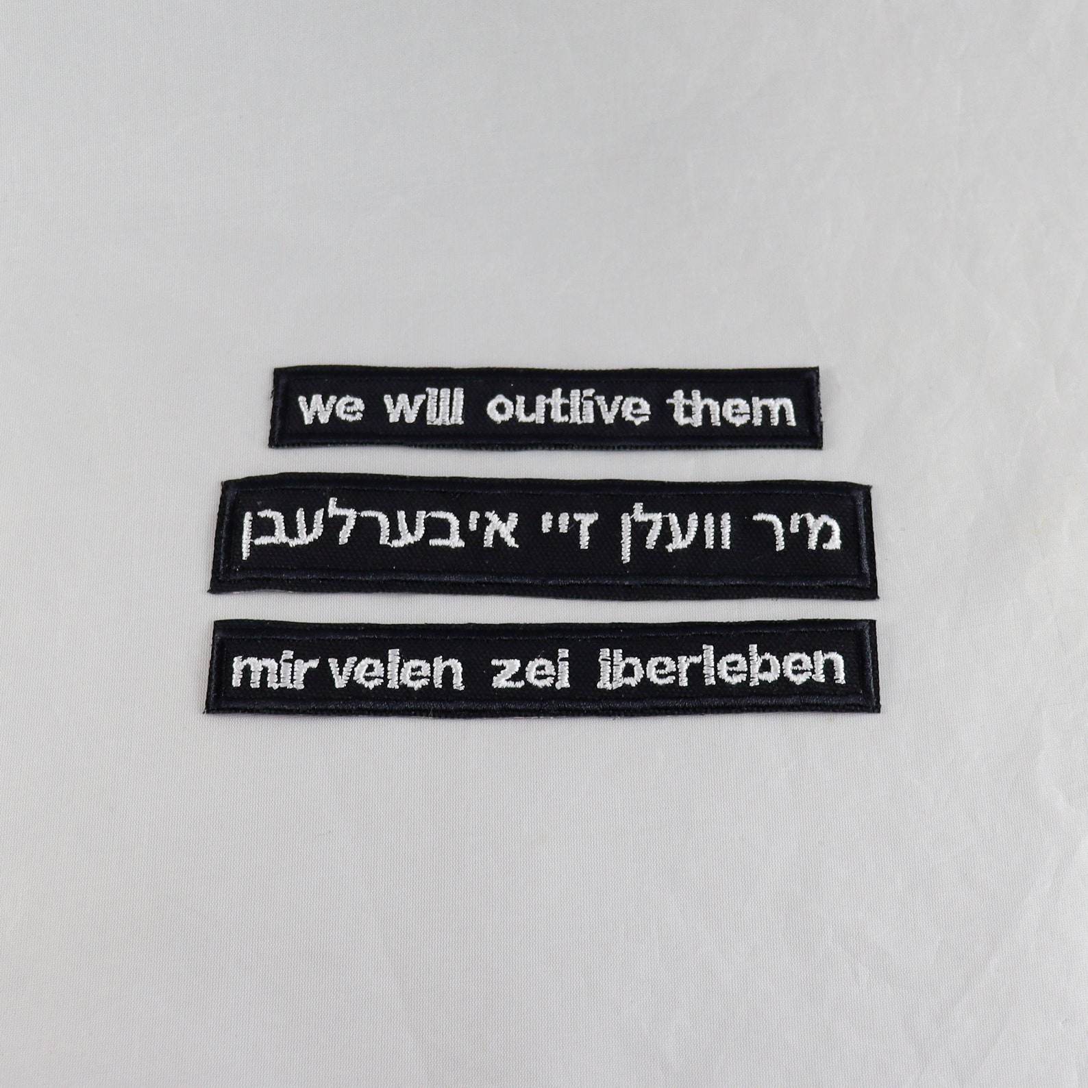 We Will Outlive Them Patch Yiddish Jewish Political Patches - Etsy