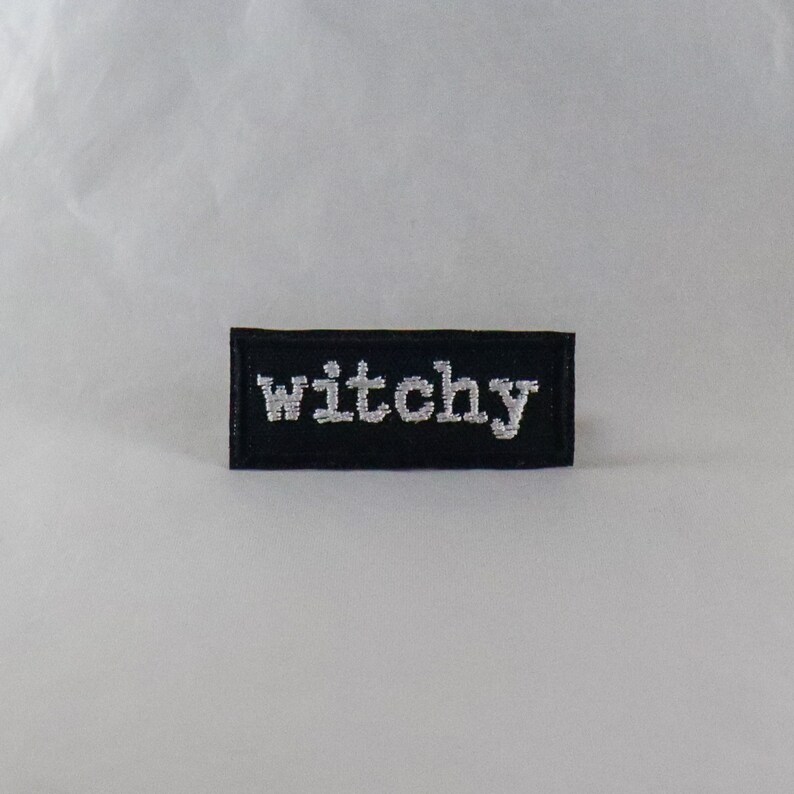 Halloween Words Patches | Etsy