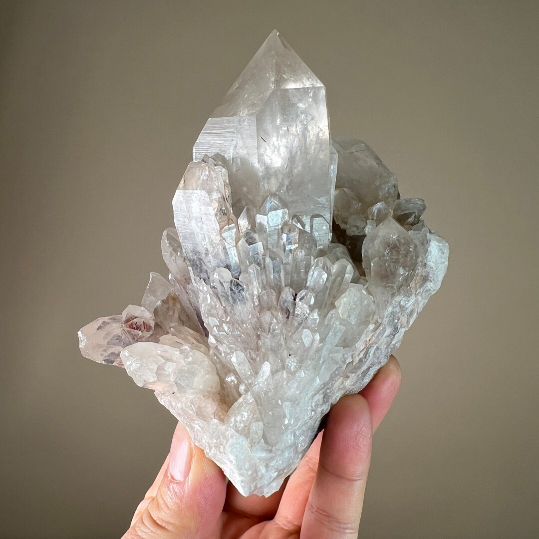 Pineapple Quartz Crystal Clear Quartz Cluster Mineral Specimen - Etsy